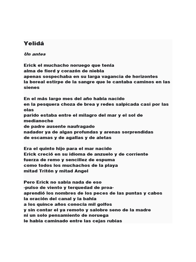 Yelida | PDF