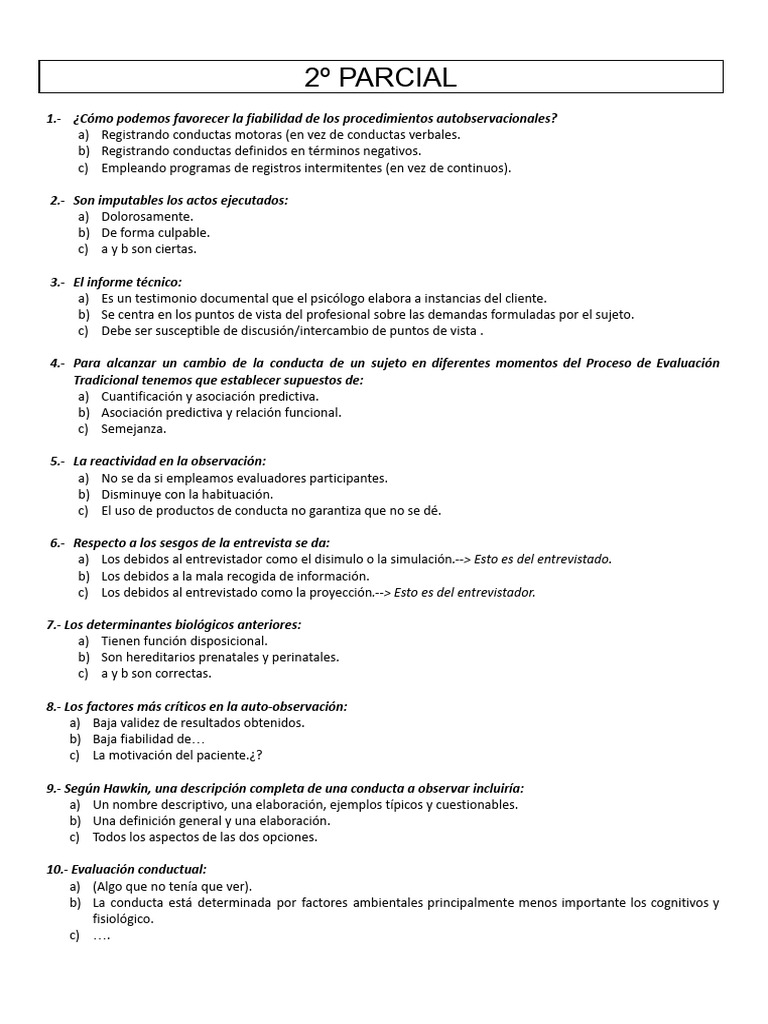 Examenes Evp | PDF