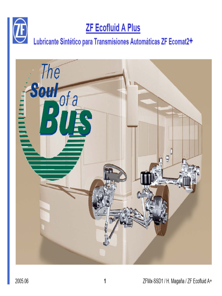 ZF Ecofluid A Plus Lubricación de La ZF Ecomat2 | PDF