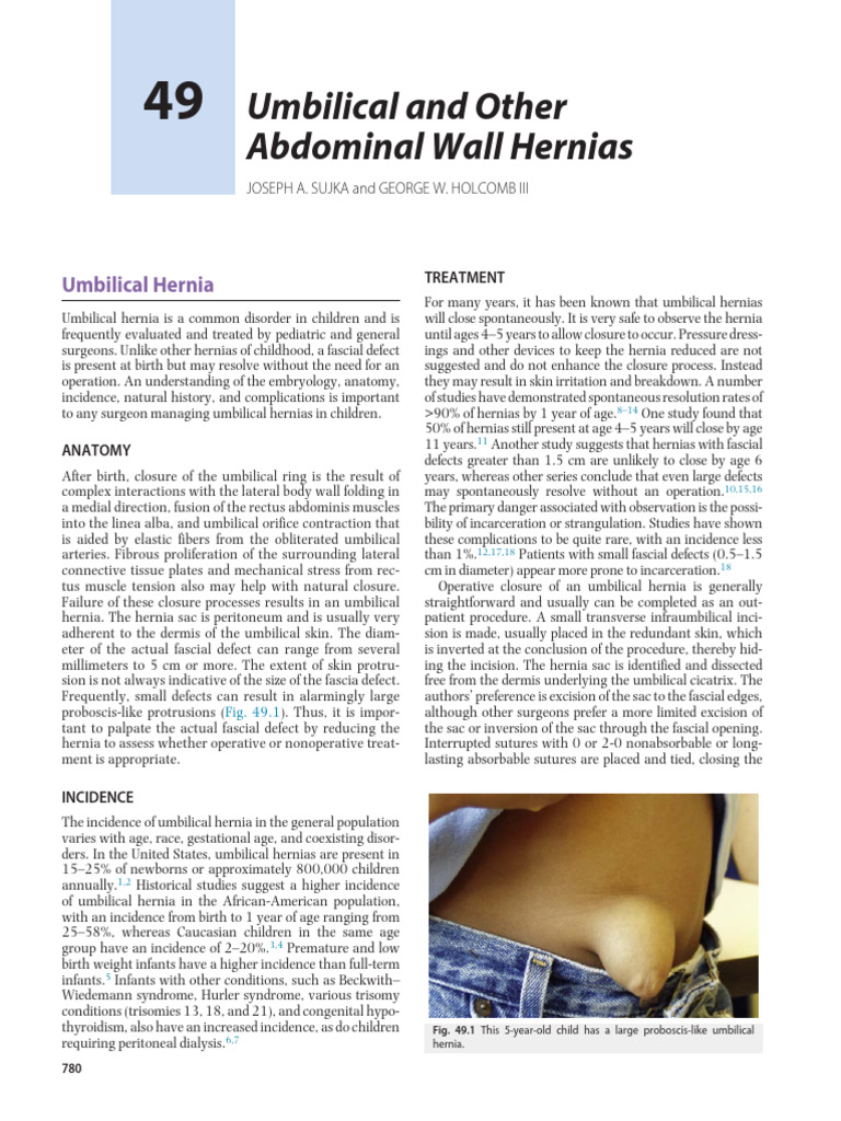 Day 1 - Hernias - Holcomb and Ashcraft's Pediatric Surgery E-Book | PDF | Medical Specialties