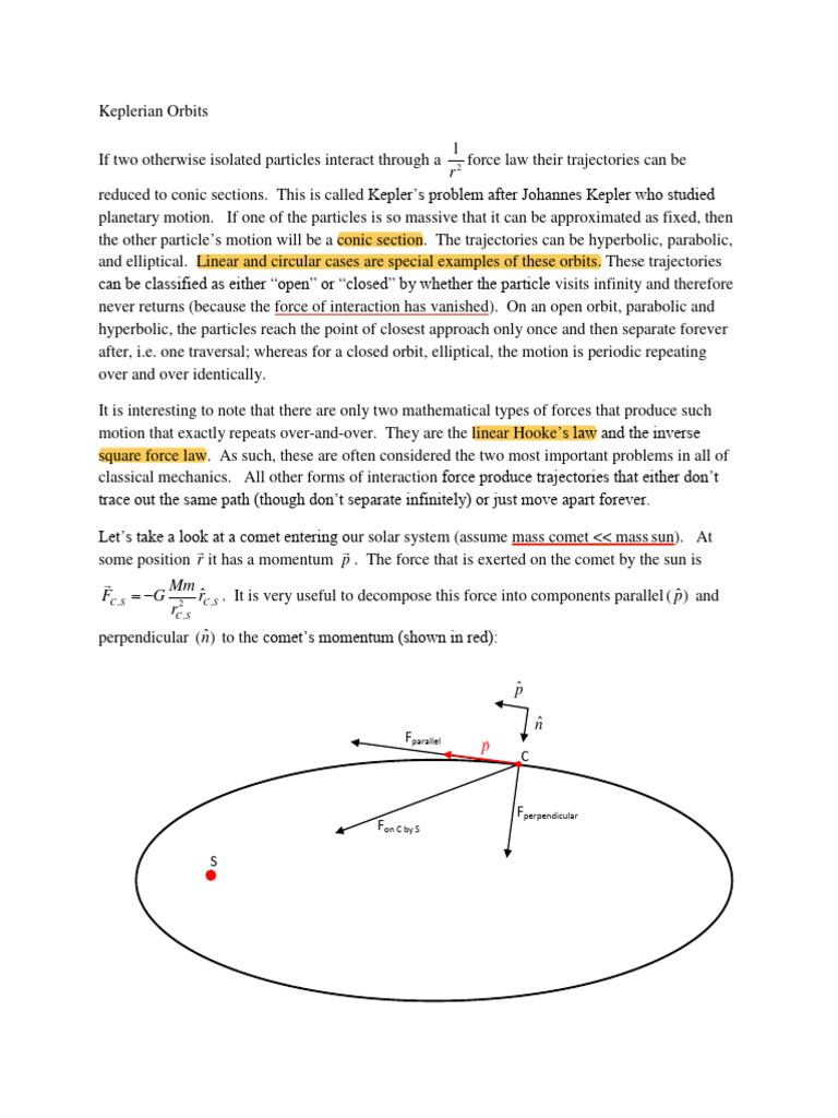 Orbital Motion | PDF | Orbit | Trajectory