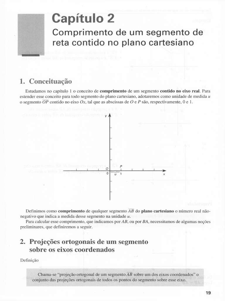 Primento de Um Segmento de Reta Contido No Plano Cartesiano | PDF