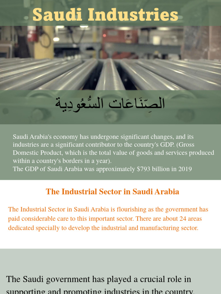 A2 Lesson 1 Saudi Industries | PDF | Petroleum | Saudi Arabia