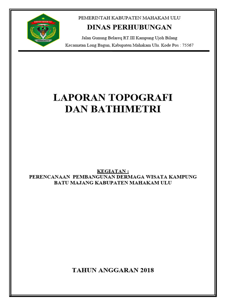 Cover Kerangka Acuan Kerja (KAK) | PDF