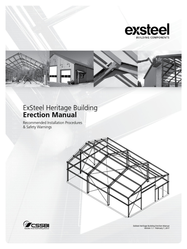 EX - Heritage Building Erection Manual 1 | PDF | Framing (Construction ...