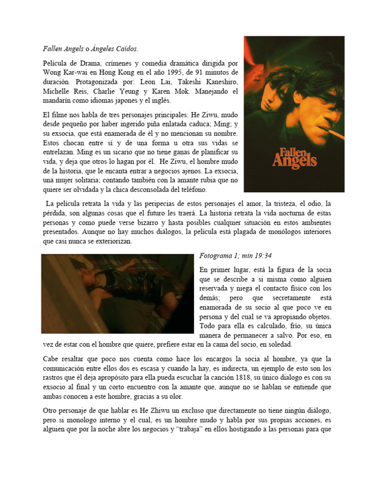 Reseña Fallen Angels | PDF