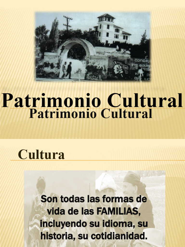 Patrimonio Cultural Del Ecuador | PDF | Patrimonio cultural | Bienes (Ley)