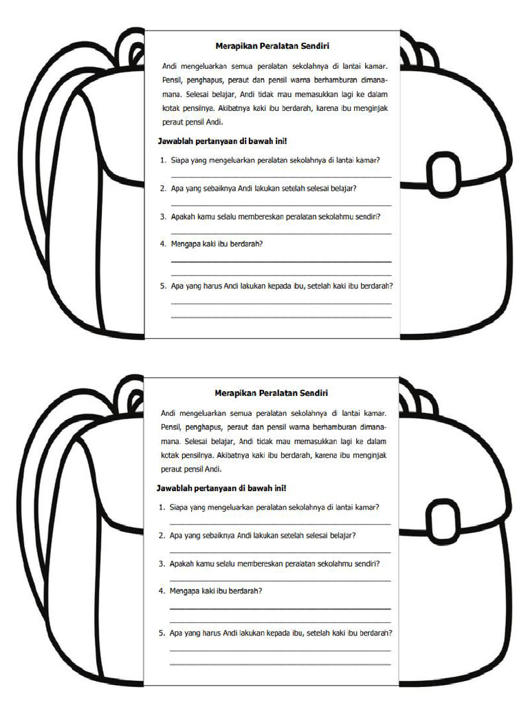 Happy Note Tas - Membaca Teks | PDF