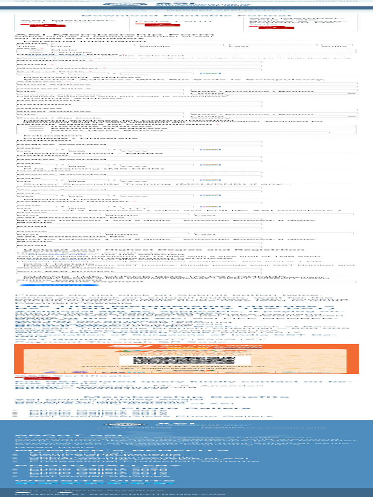 ASI Membership Application Form | PDF | Payments | Cheque