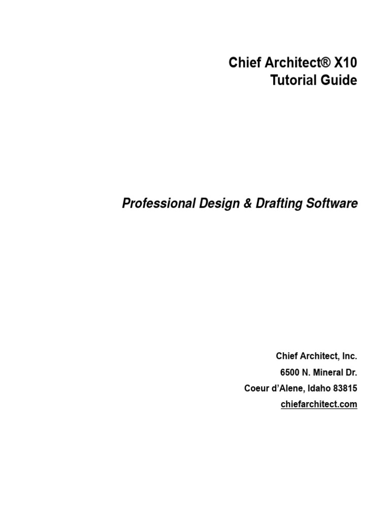 Chief Architect Current Tutorial Guide | PDF | Computer File | Operating System