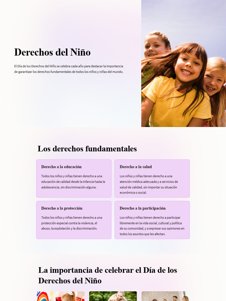 Derechos-del-Nino | PDF | Derechos de los niños | Justicia
