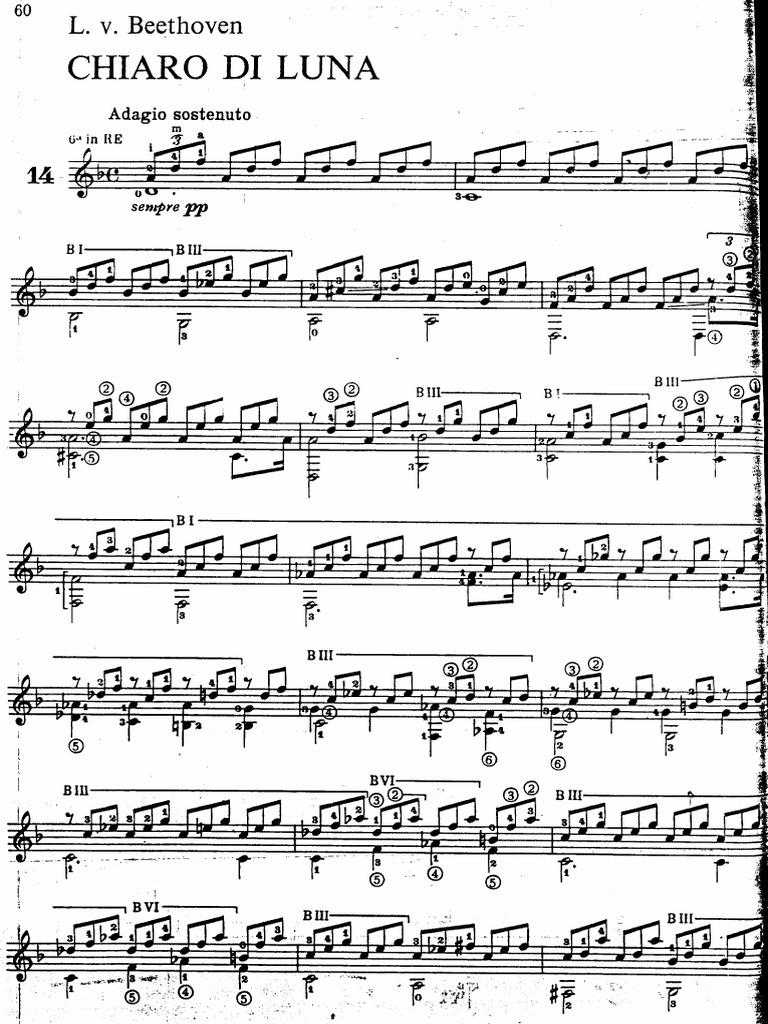 Chiaro Di Luna - Beethoven Beethoven | PDF