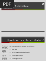 Architectural Features and Descriptions | PDF | Building Materials | Wall