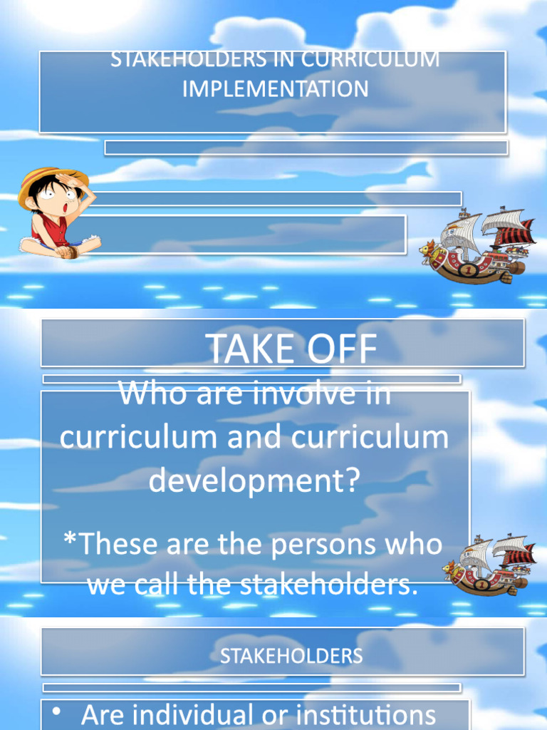 Key Stakeholders in Curriculum Implementation | PDF | Curriculum | Teachers