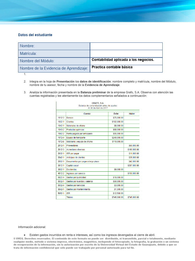 Practica Contable | PDF | Contabilidad | Salario