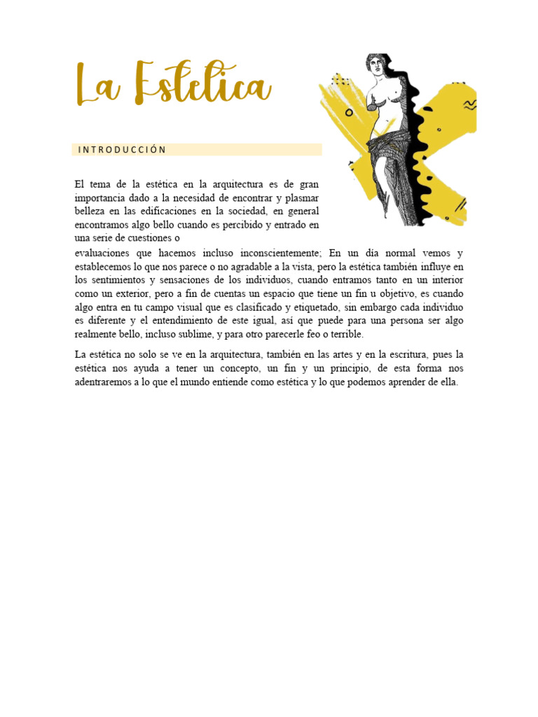 Estética: Belleza y Fealdad en Arquitectura | PDF | Estética | Belleza