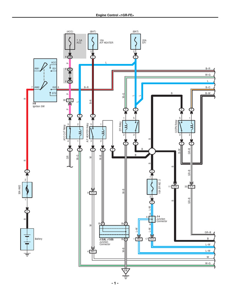 Engine Control Wiring Diagram | PDF | Machines | Systems Engineering