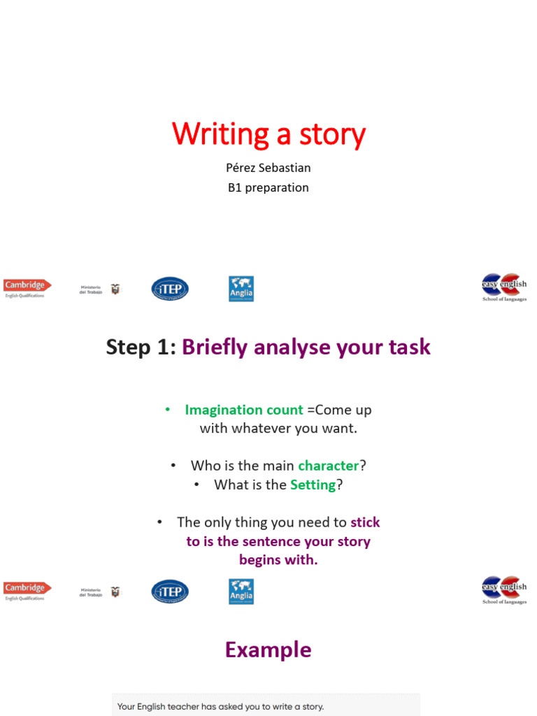 Writing A B1 Story | PDF