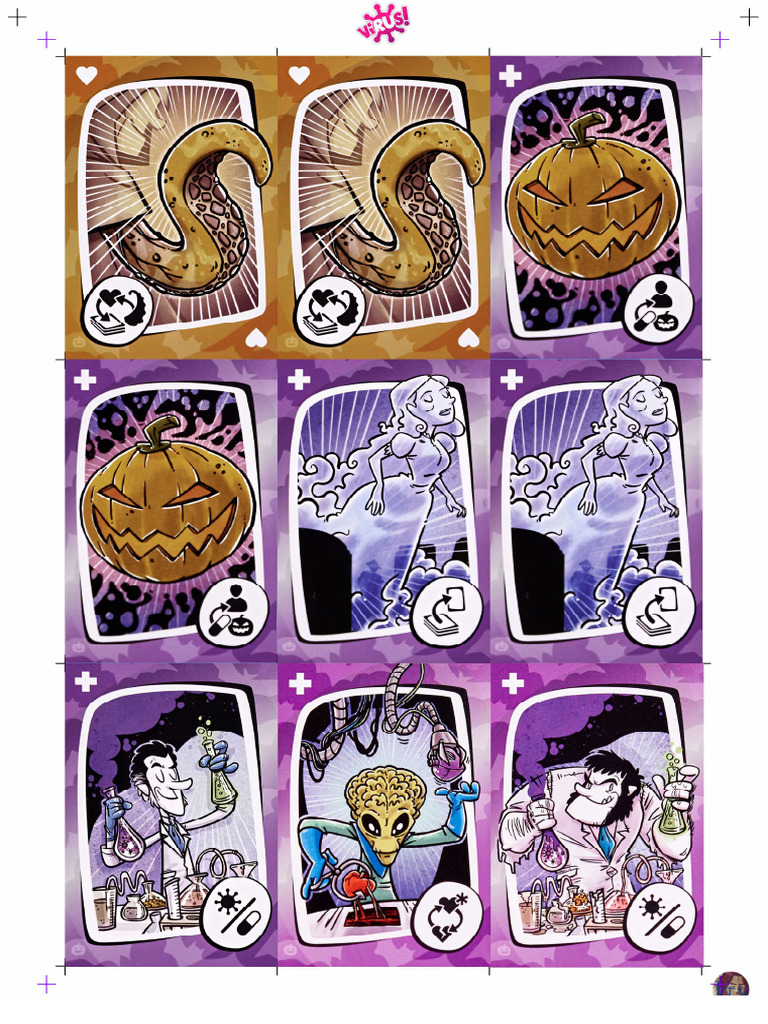 Reglas del Juego Virus Halloween PDF | PDF