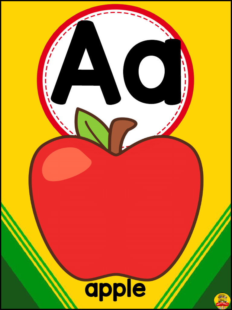 Crayons. Alphabet | PDF