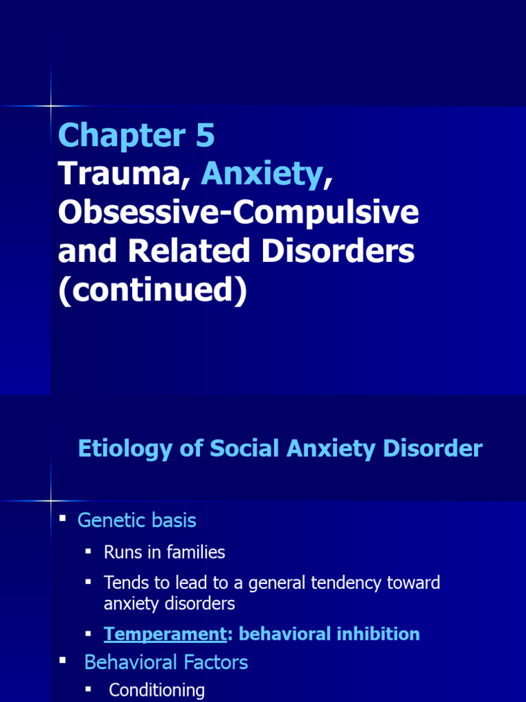 Psyc 2300 020923 Lecture Slides Pdf Obsessive Compulsive Disorder Anxiety Disorder