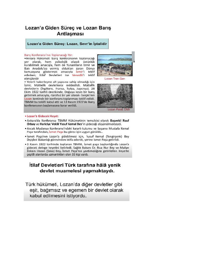 Lozan Baris Antlasmasi | PDF