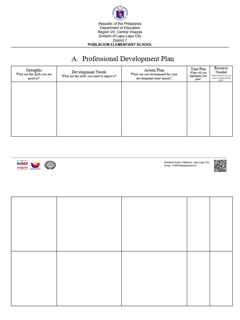 Poblacion Elem School Dev Plan | PDF