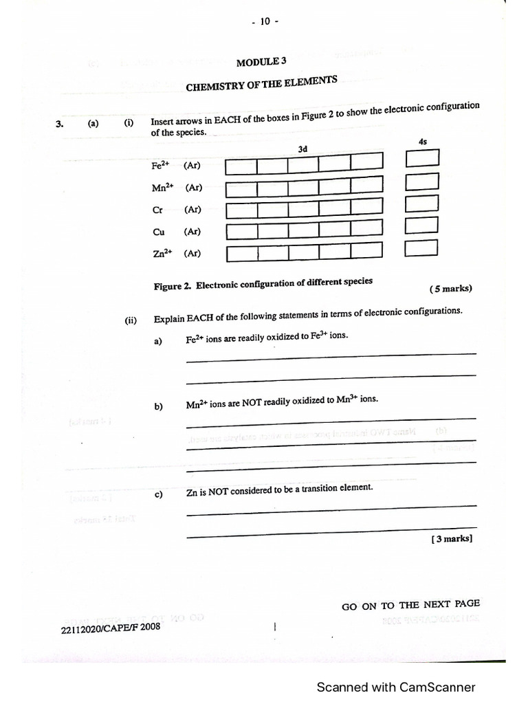 (Module 3) - First Row Transition Elements | PDF