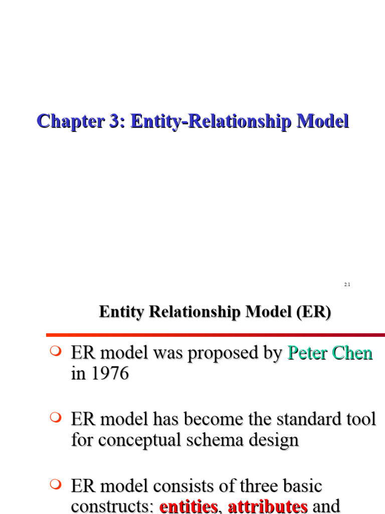 3 Entity-Relationship Model | PDF | Social Security Number | Conceptual ...