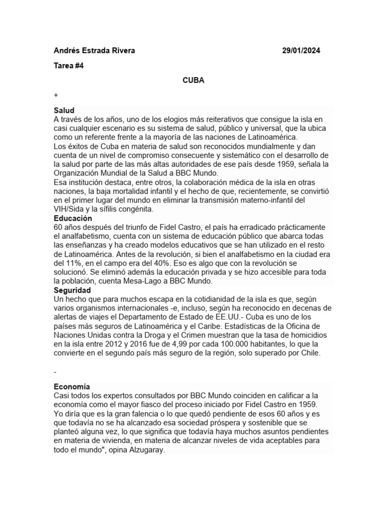 Cuba | Descargar gratis PDF | Cuba | America latina