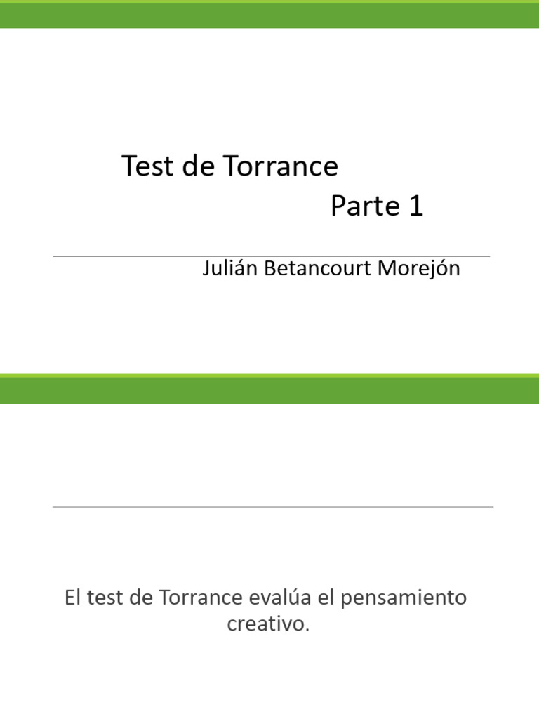 Test de Torrance 3 2022 | PDF | Las emociones | Pensamiento