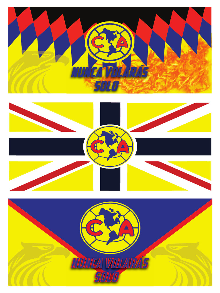 Plantillas Tazas Club America | PDF
