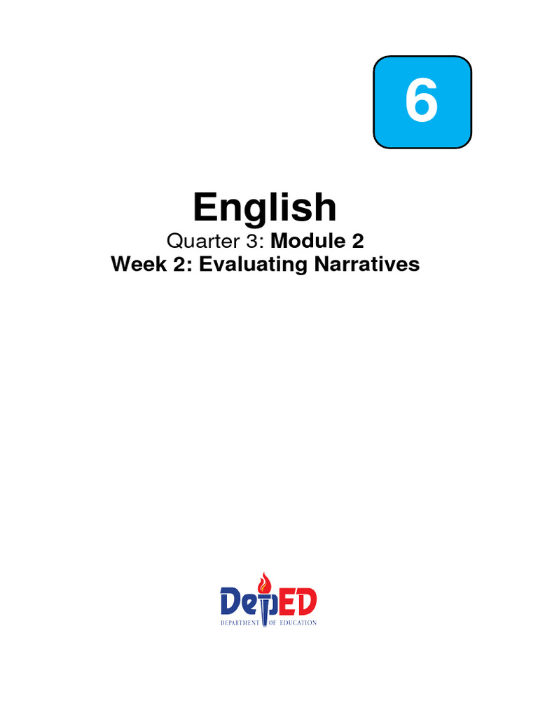 Quarter 3-Module 2 - English 6 | PDF | Narration | Narrative