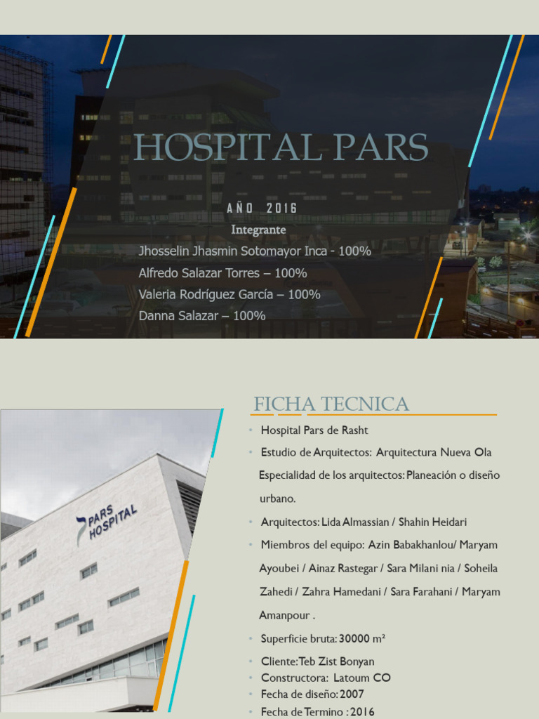 Diseño del Hospital Pars en Rasht | PDF | Calle | Enfermería