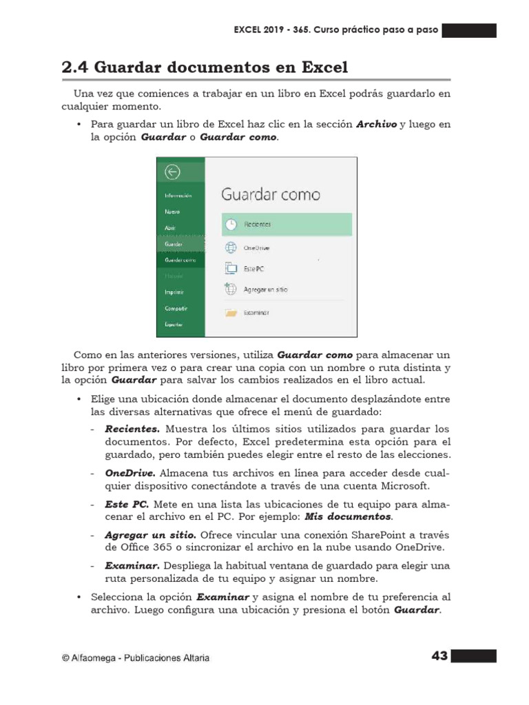 LIBRO - Excel Práctico 2019-44-46 | PDF | Archivo de computadora | Microsoft Excel