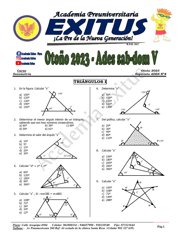 Ot23 Ades Desc V Geom4 | PDF