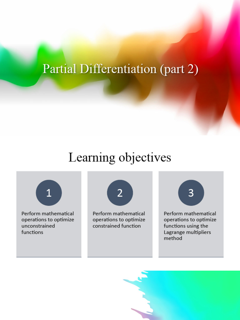 Chapter 5 Partial Differentiation (Part 2) | Download Free PDF | Mathematical Optimization ...