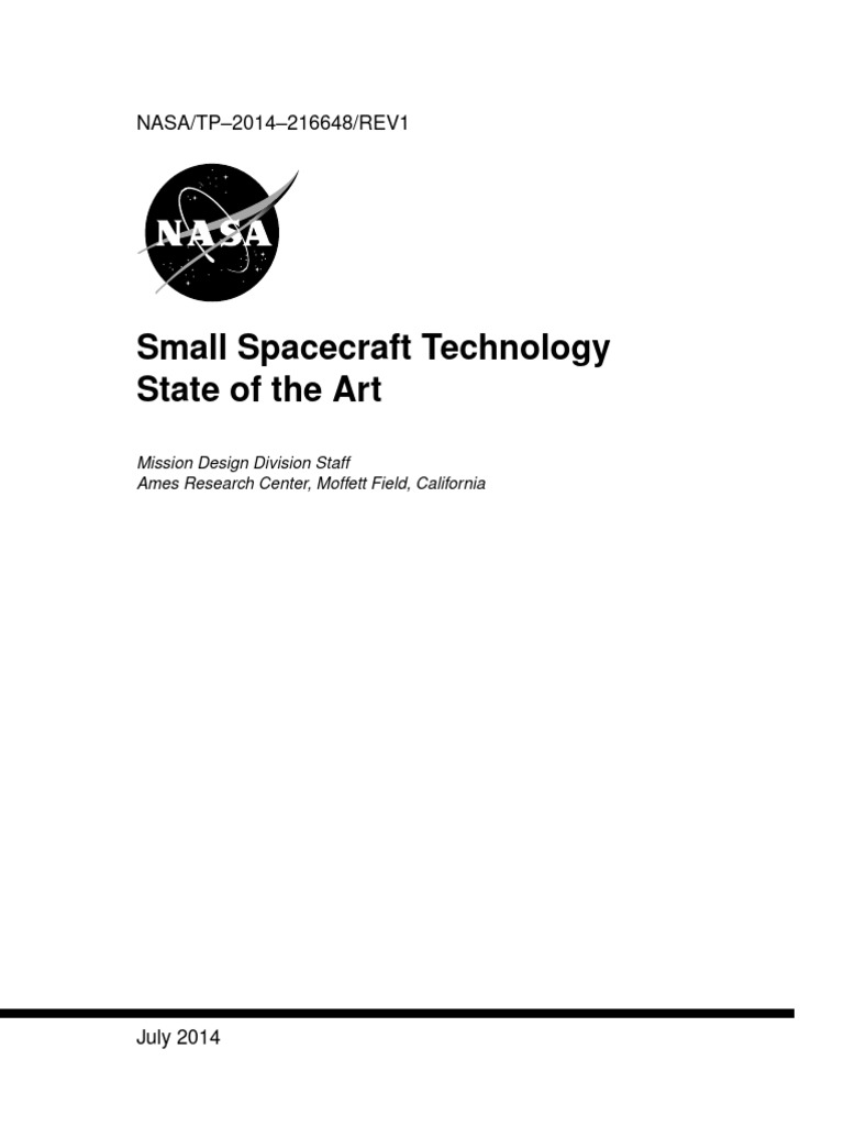 Small Spacecraft Technology State of The Art 2014 | PDF | Spacecraft ...