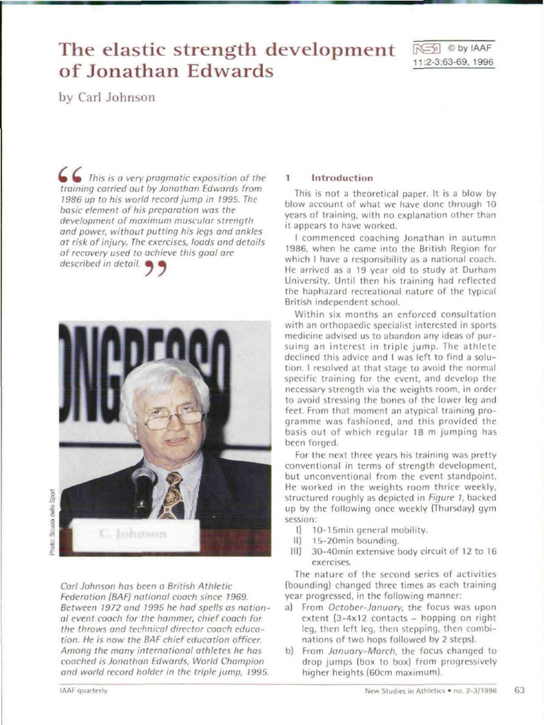 1996 The Elastic Strength Development of Edwards | PDF | Muscle ...