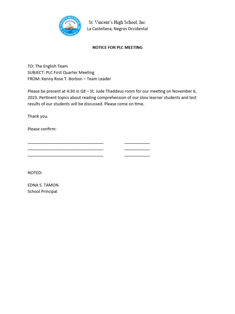 PLC Documents | PDF | Reading Comprehension | Cognition