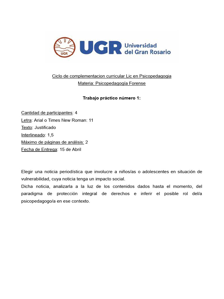 Trabajo Práctico N 1 | PDF