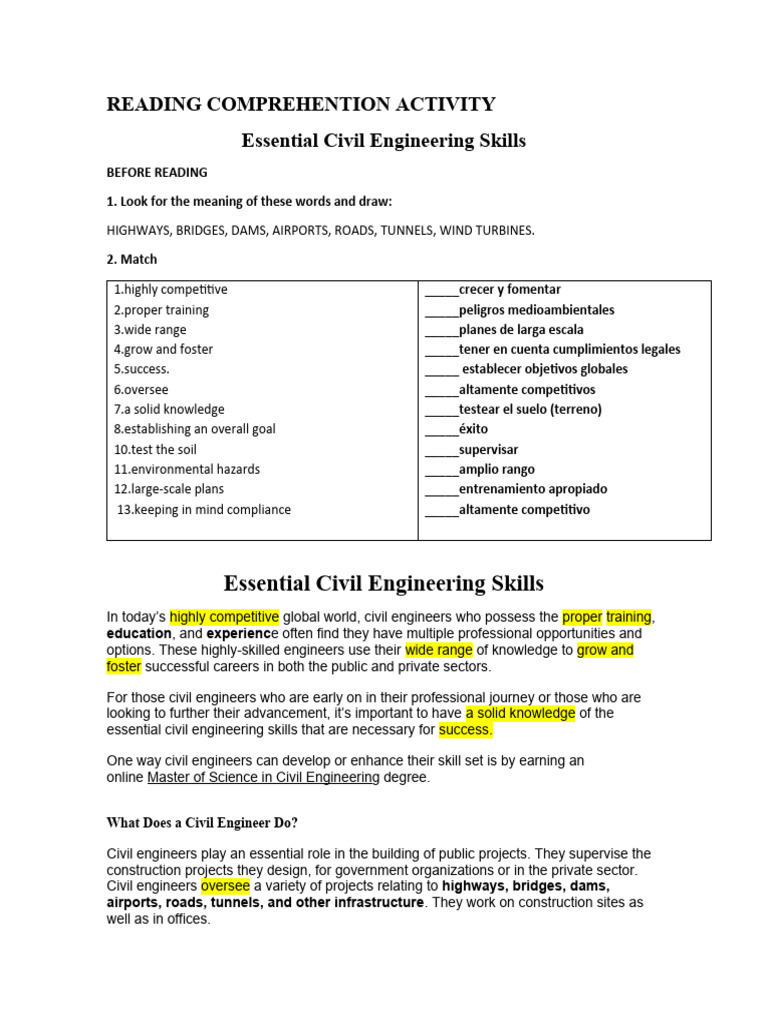 Essential Civil Engineering Skills | PDF | Civil Engineering | Engineering