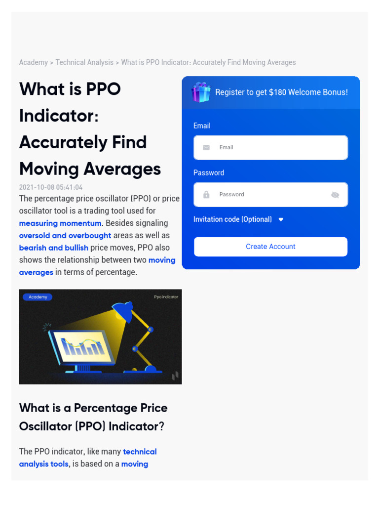 PPO Indicator | Download Free PDF | Market (Economics) | Financial Markets