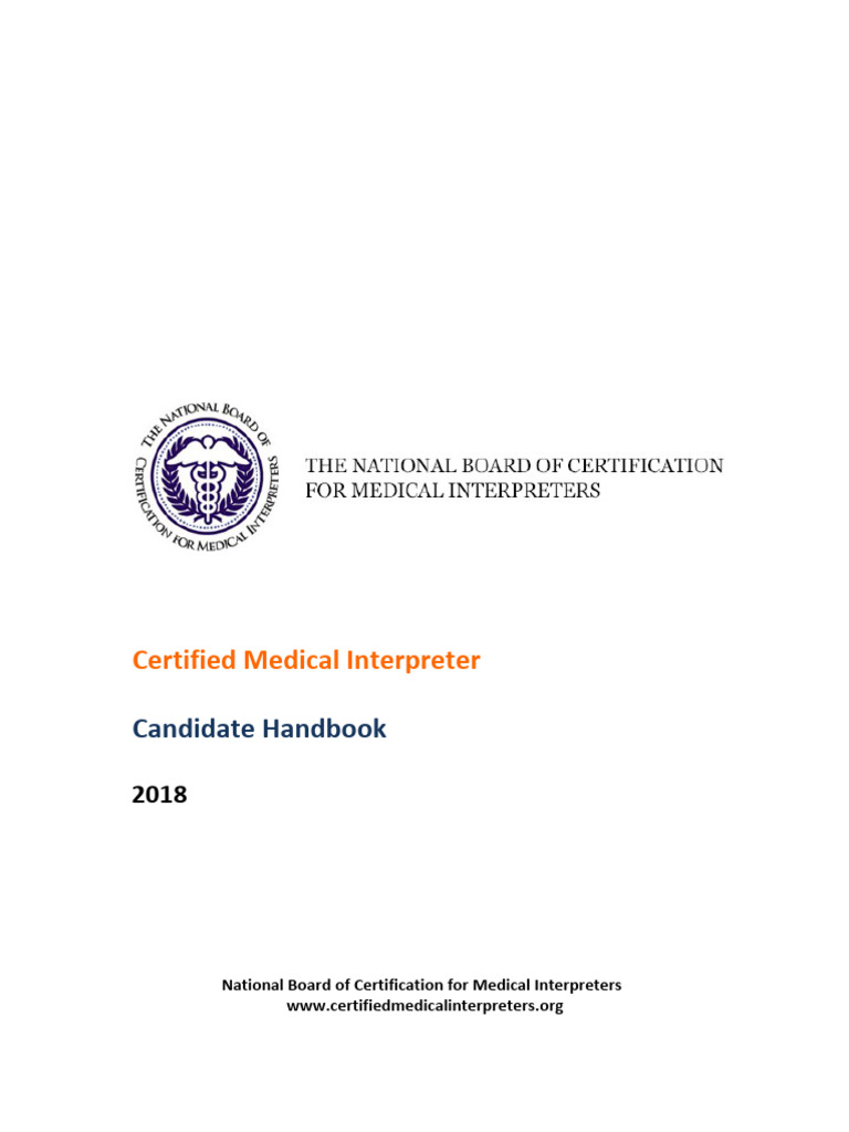 National Board Candidate Handbook May2018 | PDF | Language Interpretation | Survey Methodology