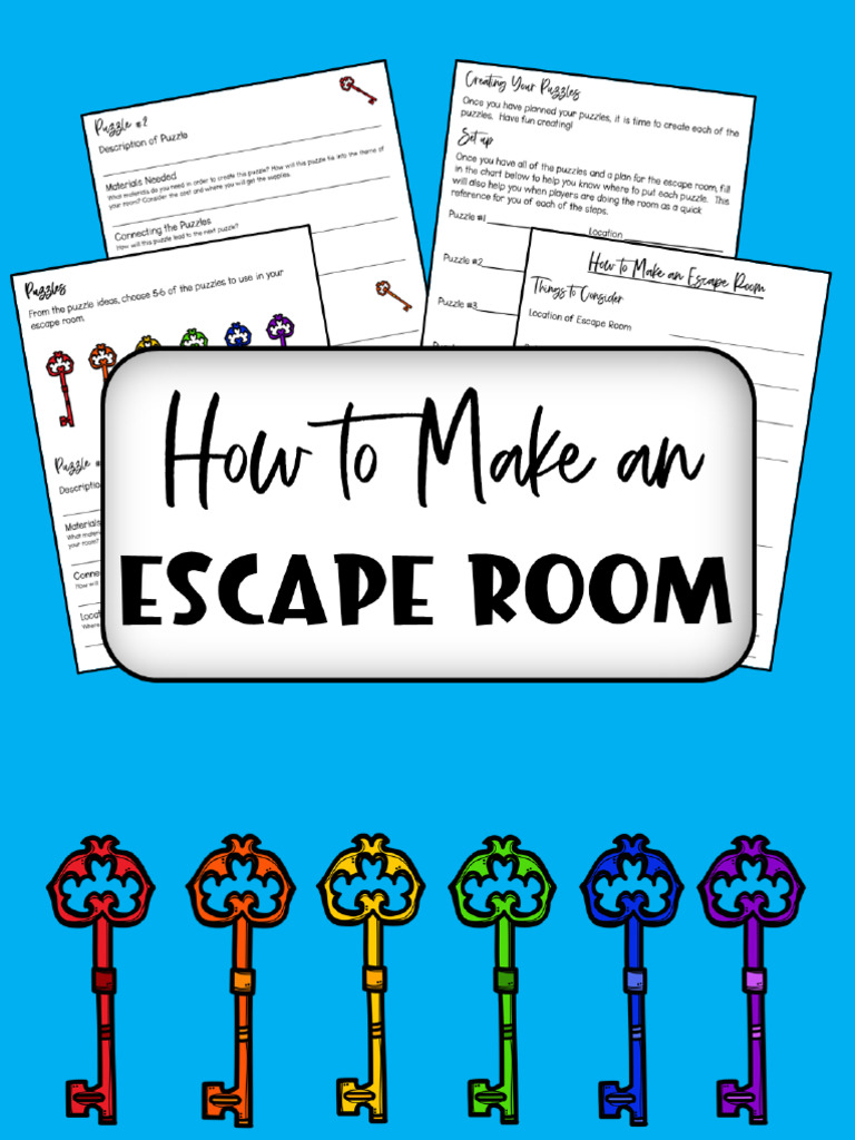 How To Make An Escape Room Planning Template | PDF | Computing