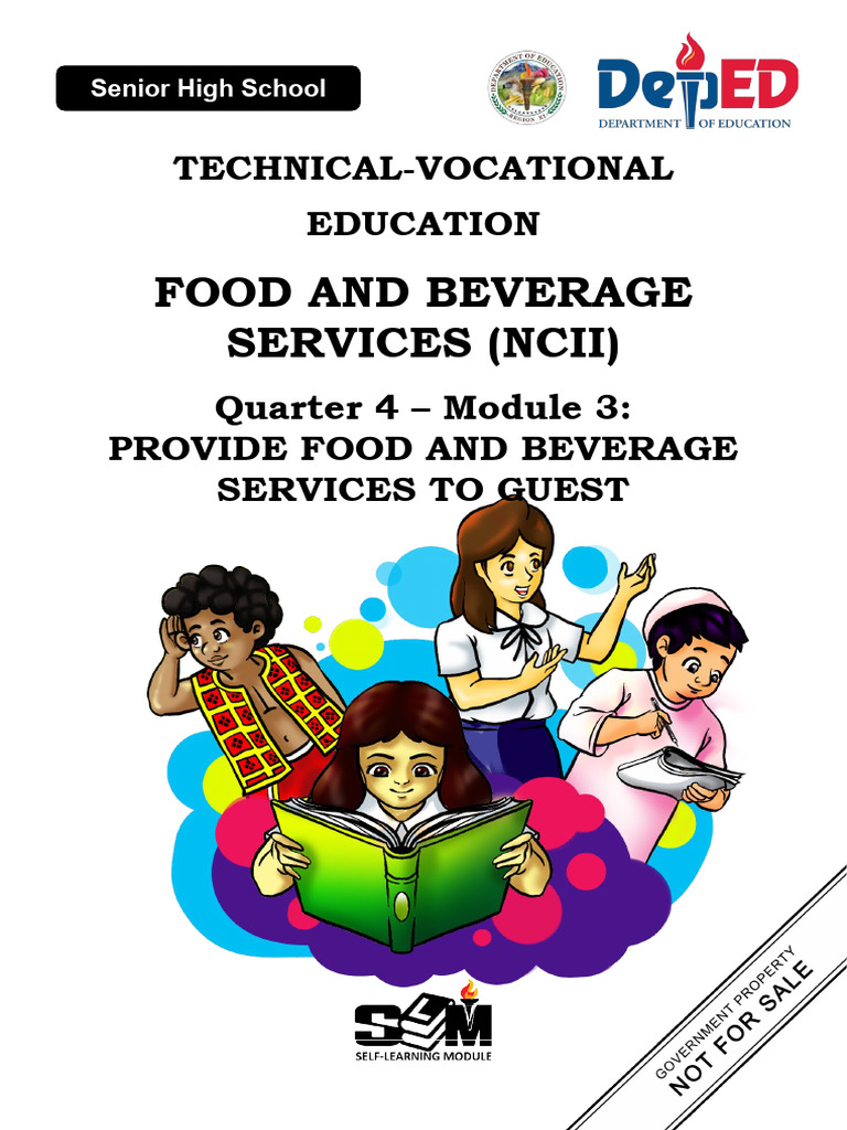 Quarter 4 Module 3 FBS | PDF | Waiting Staff | Champagne