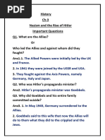 Detailed Nazism and Rise of Hitler Mind Map | PDF | Nazi Germany | Nazism