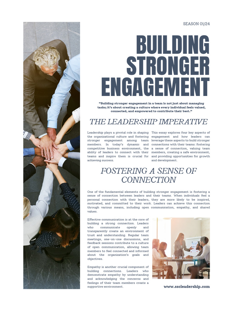 How To Create Stronger Engagement | PDF