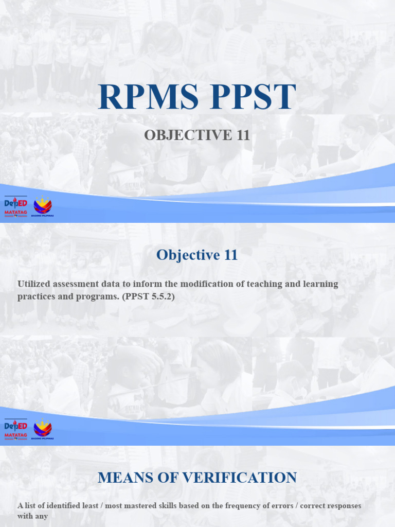 PPST 5.5.2 Objective 11 MOVs Guide | PDF | Learning | Cognitive Psychology