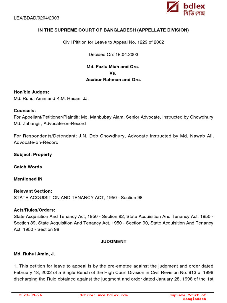 10 BLC (AD) 10 Homestead Outside Municipality Preemtible U - 96 ...